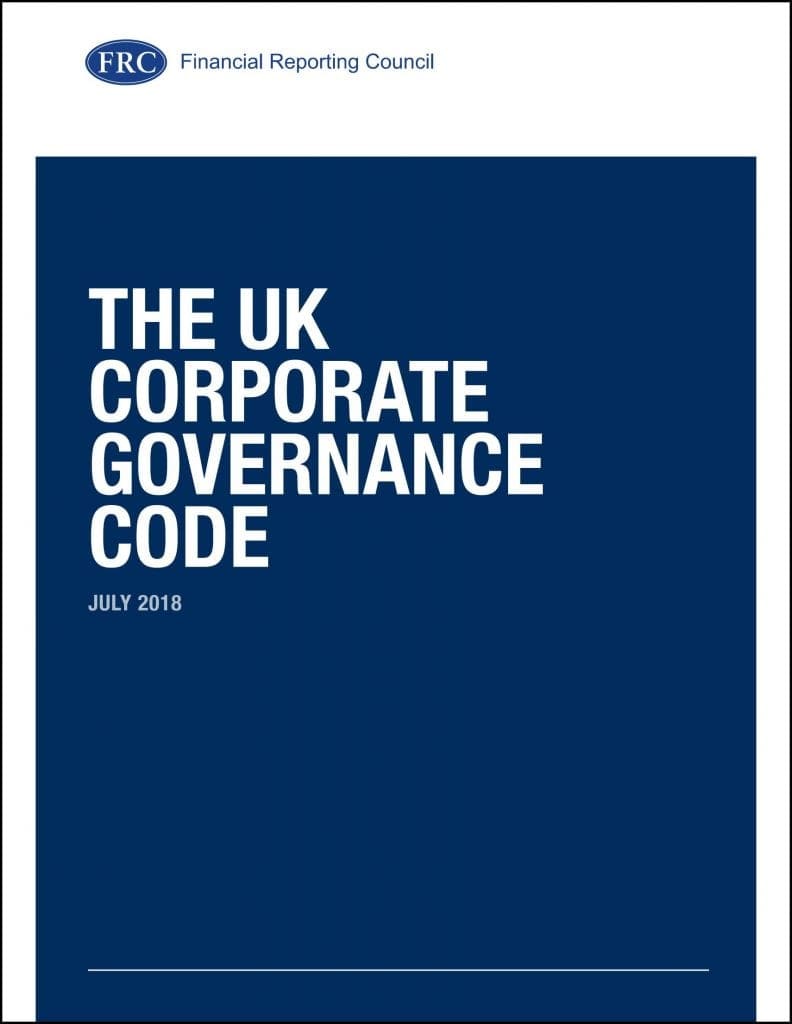 UK - FRC - The UK Corporate Governance Code - July 2018 | GRC Consulting